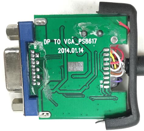 Inside A Generic DisplayPort To VGA Adapter 2014 InsideGadgets