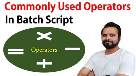 Commonly Used Operators In Batch Script Youtube