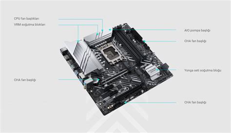 ASUS PRIME Z690M-PLUS D4 Intel Z690 Soket 1700 DDR4 5333MHz (O.C.) mATX ...