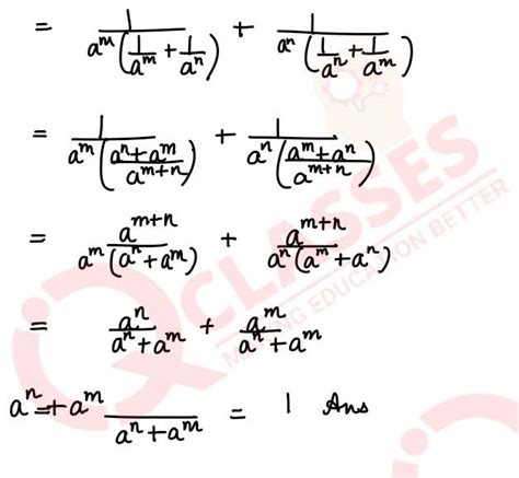 Class9 Icse Maths Chapter Indices