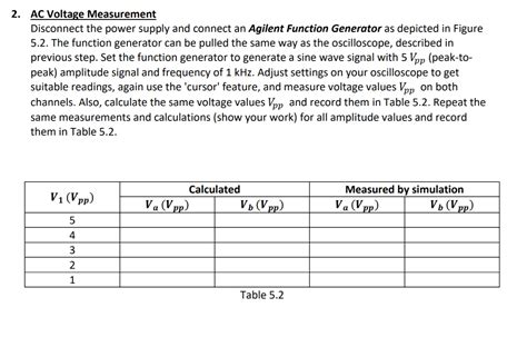 Solved I ONLY NEED CALCULATED VALUES NOT SIMULATED FOR VA Chegg Com
