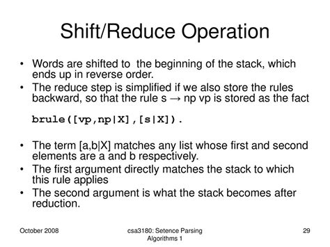csa3180 setence parsing algorithms 1 ppt download