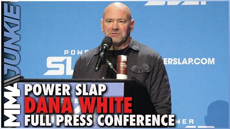 'I'm Just Demented': Dana White Explains Launch Of Power Slap League - YouTube