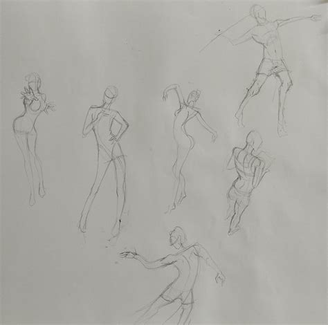 I Wanted To Learn To Draw Dynamically So Here Are Some Gesture Drawing