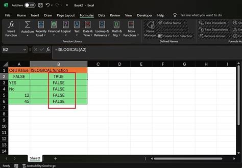 islogical function in excel