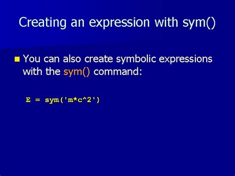 Lecture Symbolic Mathematics Symbolic Mathematics Algebra Ezplot