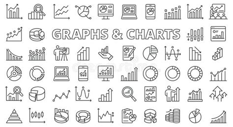 graphs and charts icon line design blue business graph chart data