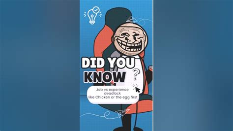 It Job Vs Experience Deadlock Like Chicken Or The Eggdeveloper