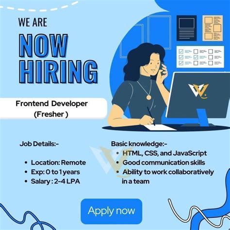 🚀 Were Hiring Frontend Developer 🚀 📍 Location Remote 🕐 Experience