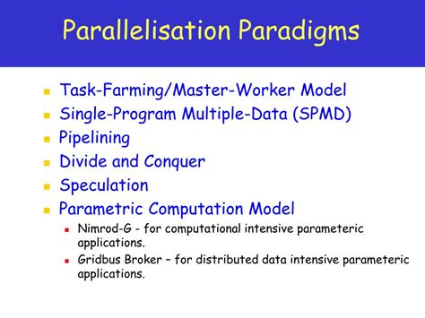 Ppt Parallel Programming Models And Paradigms Powerpoint Presentation