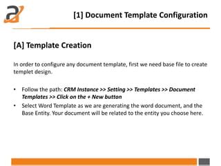 Step By Step Guide Configure Document Generation Functionality In Ms Dynamics PPT