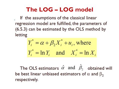 Functional Forms In Regression PDF Science