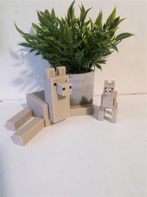 Minecraft Llama Articulated By Nismo3dprint Makerworld