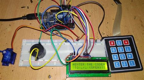 Password Based Door Lock Security System Using Arduino And Keypad Home
