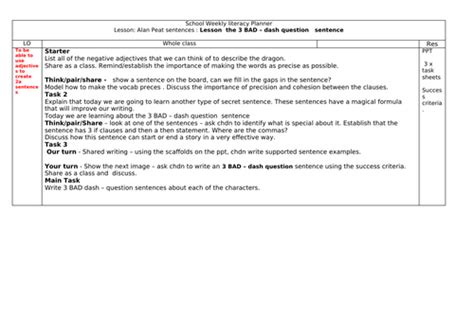 3 Bad Dash Question Complete Lesson Alan Peat Fully Updated