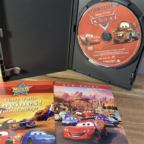 Disney Pixar Cars Dvd 2006 Full Frame Película Cars Original Disney