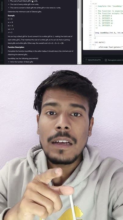 day 26 60 days challenge beginner dsa solving taum and b day 🤯🔥🤯