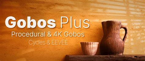Gobos Plus Procedural And 4k Gobos For Cycles Eevee Blender 2026