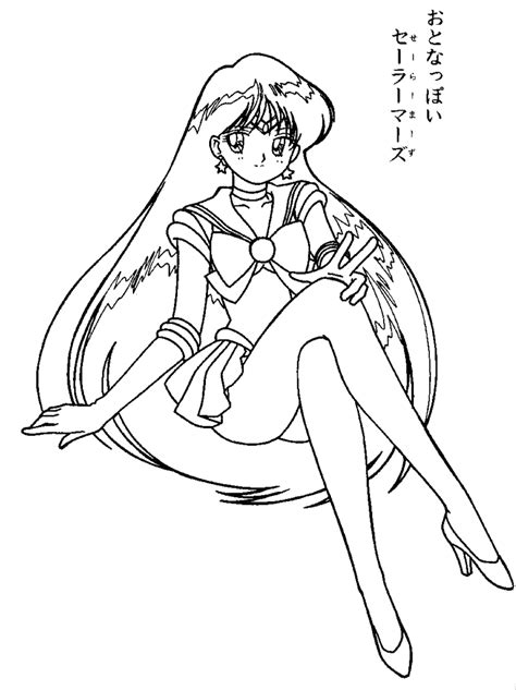 ระบายสีการ์ตูนสำหรับเด็กผู้หญิง เซเลอร์มูน เซรามูน Sailor Moon สนับสนุนคนไทยให้รักการอ่าน