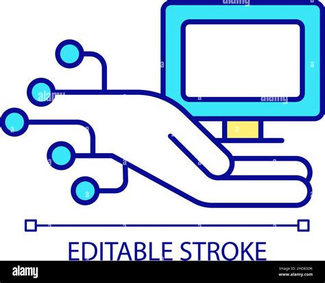 Computer Support Rgb Color Icon Stock Vector Image And Art Alamy