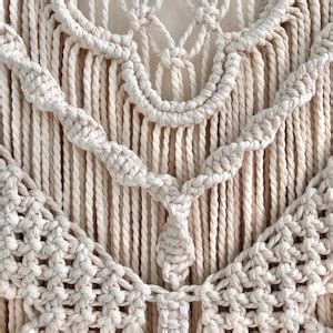 Large Macrame Wall Hanging Pattern PDF Easy Macrame Tutorial For Beginners DIY Macrame Wall