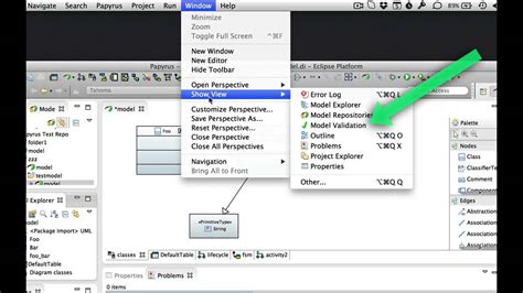 Validating Repository Models In Eclipse Papyrus Youtube