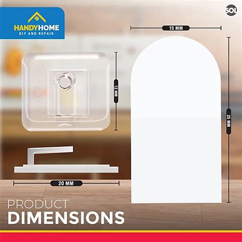 40pk Mini Adhesive Hooks Decorating Hooks Small Sticky Hooks For Fairy Lights Clear Hooks For