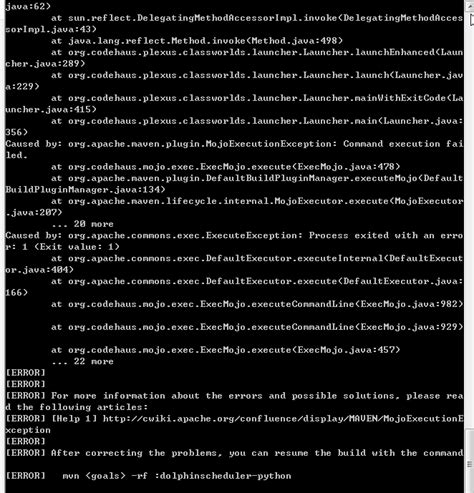 Bug Dolphinscheduler Python Command Execution Failed Process