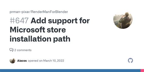 Add Support For Microsoft Store Installation Path Issue Prman Pixar RenderManForBlender