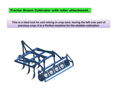 Tractor Drawn Farm Implements Used In India PDF