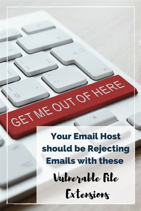 Your Email Host Should Be Rejecting Emails With These Vulnerable File Extensions Rejection