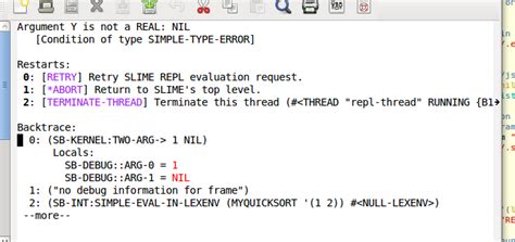 Lisp Slime Frame Source Location Not Implemented Is My Sldb