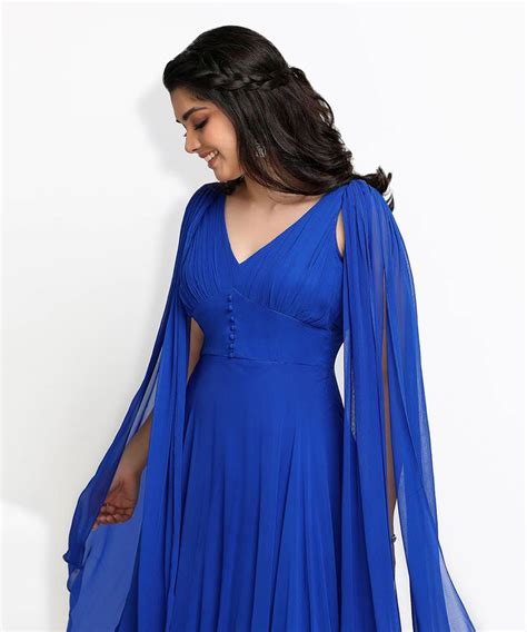 Blue Azure Gown Sanjana Thakur 4112090