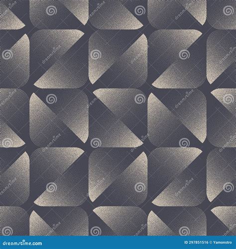 Cool Graphic Seamless Pattern Trend Vector Dotwork Classy Abstract Background Stock Illustration