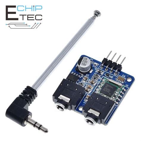 1pcs tea5767 fm stereo radio module for arduino 76 108mhz with free antenna reverse polarity