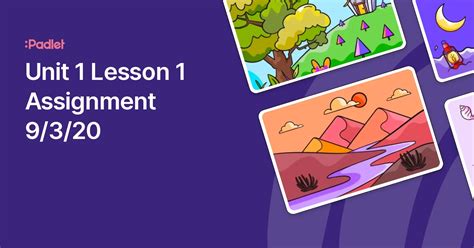 Unit 1 Lesson 1 Assignment 9320