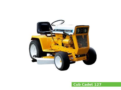 Cub Cadet Garden Tractor Specs And Service Data Wersis Net