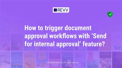 Ppt How To Trigger Document Approval Workflows With ‘send For Internal Approval Feature