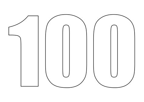 Трафареты цифры от 1 до 100 27 фото