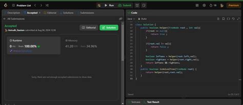 Dsawithedslash Univalued Binary Tree Anirudh Gautam Posted On The