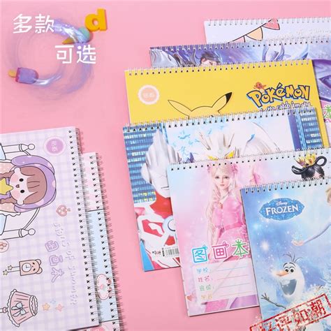 อุปกรณ์ศิลปะa4หนาหนังสือวาดภาพหนังสือภาพเด็กอนุบาลนักเรียนที่มีว่างเปล่าหนังสือศิลปะมือวาดกราฟฟิ