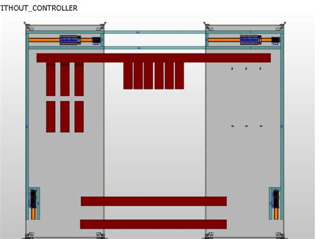 Synchronization Panel 2x2100kva Without Controller Panels And Parts