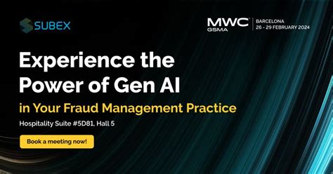 Subex On Linkedin 5d81 Mwc24 Mwc Subexatmwc24 Mwc2024 Telecom Ai 5g