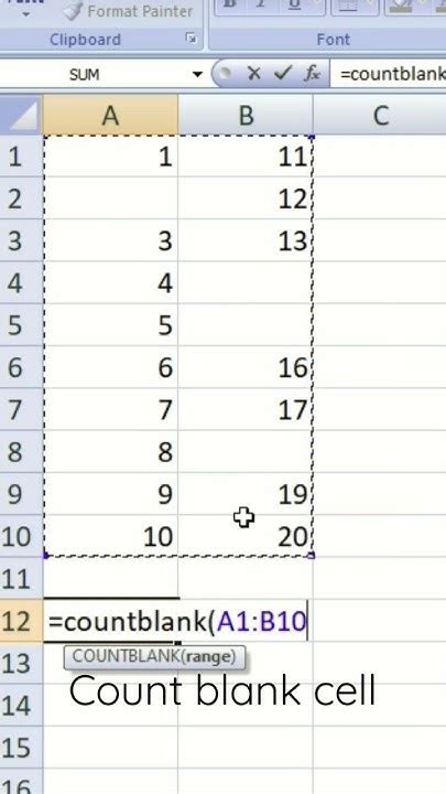 Count Function Excelfunction Excelfunctions Exceltipsandtricks Computer Reels