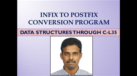 Infix To Postfix Conversion Program Lecture 35 Youtube
