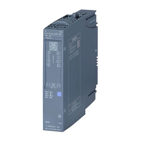 SIEMENS SIMATIC ET 200SP HA EQUIPMENT MANUAL Pdf Download ManualsLib