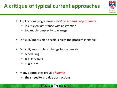 Ppt Using Software Refactoring To Form Parallel Programs The Paraphrase Approach Powerpoint