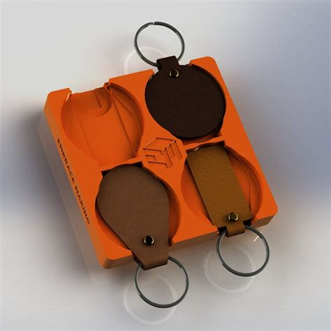 Xtool F1 S1 Leather Keychain Fixture 3 Styles Embrace Making