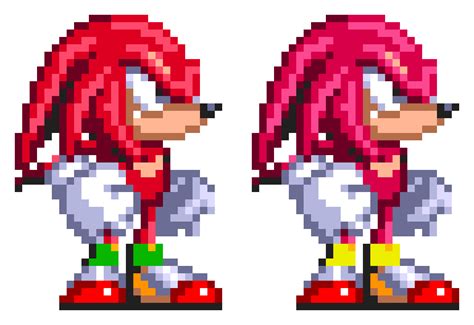 Prototype Knuckles With Cutscene Palette By Sonicindeviantartlol On