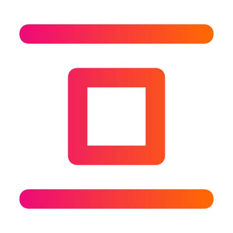 Vertically Generic Gradient Outline Icon